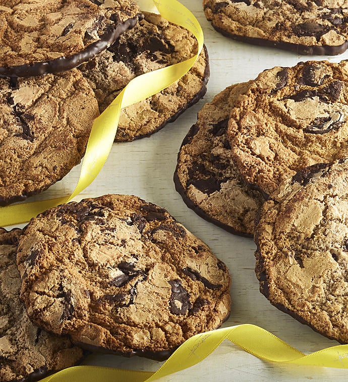 Jacques Torres Giant Chocolate Bottom Cookies | SimplyChocolate.com